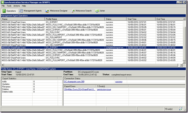 Rational Guide to implementing SharePoint Server 2010 User Profile Synchronization